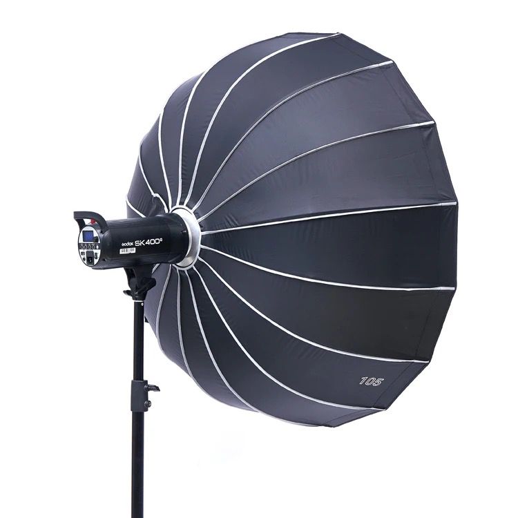 Softbox beauty dish 85cm gris noir avec grille – Maison de l'audiovisuel